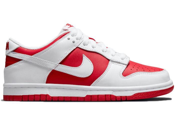 Nike Dunk Low Champion Red, Men's Fashion, Footwear, Sneakers on Carousell