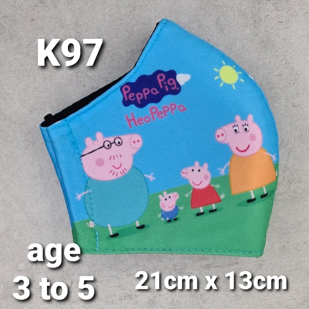 Peppa Pig Mask K97, Health & Nutrition, Face Masks & Face Shields on ...