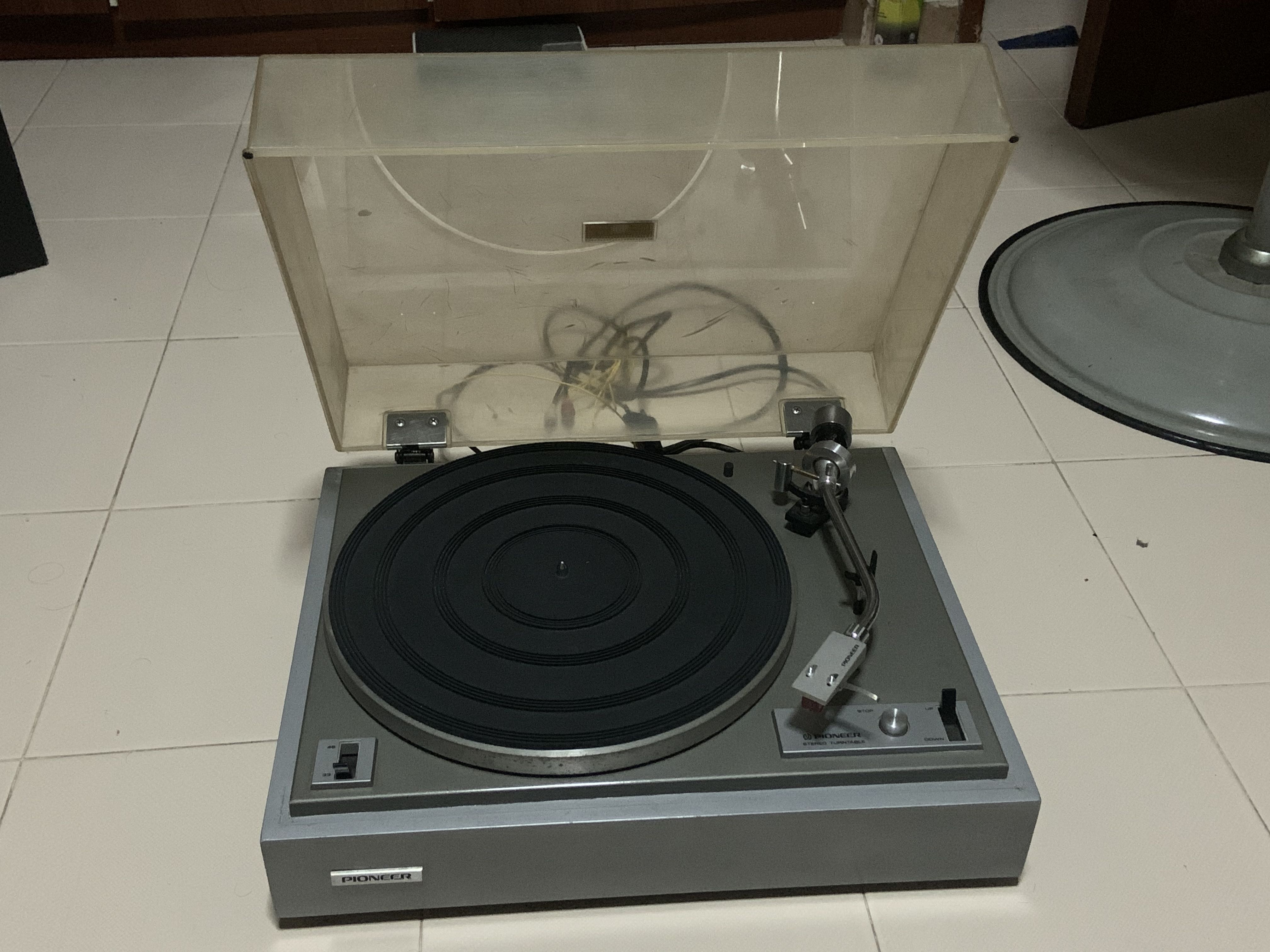 Pioneer PL-155A turntable, Audio, Other Audio Equipment on Carousell