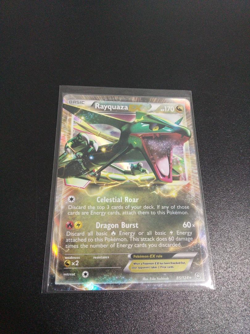 Pokemon TCG Rayquaza EX Ultra Rare - Black & White 6 Dragon Exalted ...