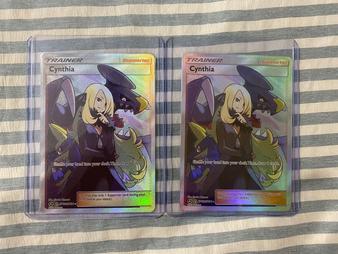 Pokemon Trainer Cynthia Full Art, Hobbies & Toys, Toys & Games on Carousell