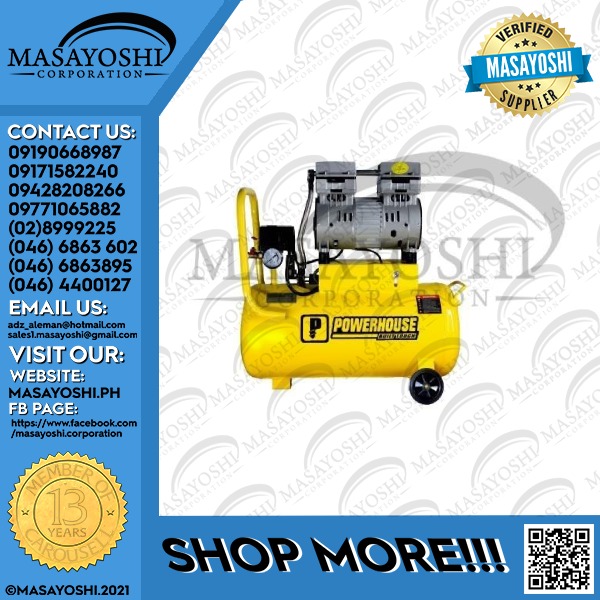 Powerhouse Oil And Noise Less Air Compressor 30 Liters 1HP | Axial ...