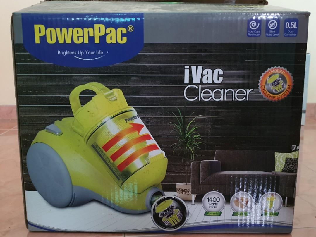 PowerPac iVac Vacuum Cleaner 1400W, TV & Home Appliances, Vacuum ...