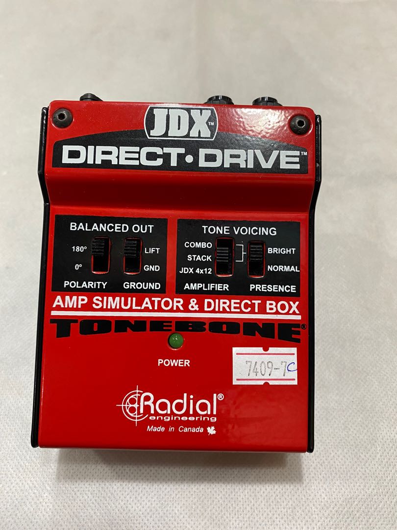 Radial Engineering JDX Direct-Drive Amp Simulator and DI Box Guitar ...