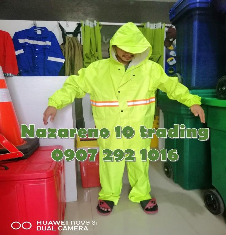 Raincoat ( Neon Green ), Men's Fashion, Coats, Jackets and Outerwear on ...