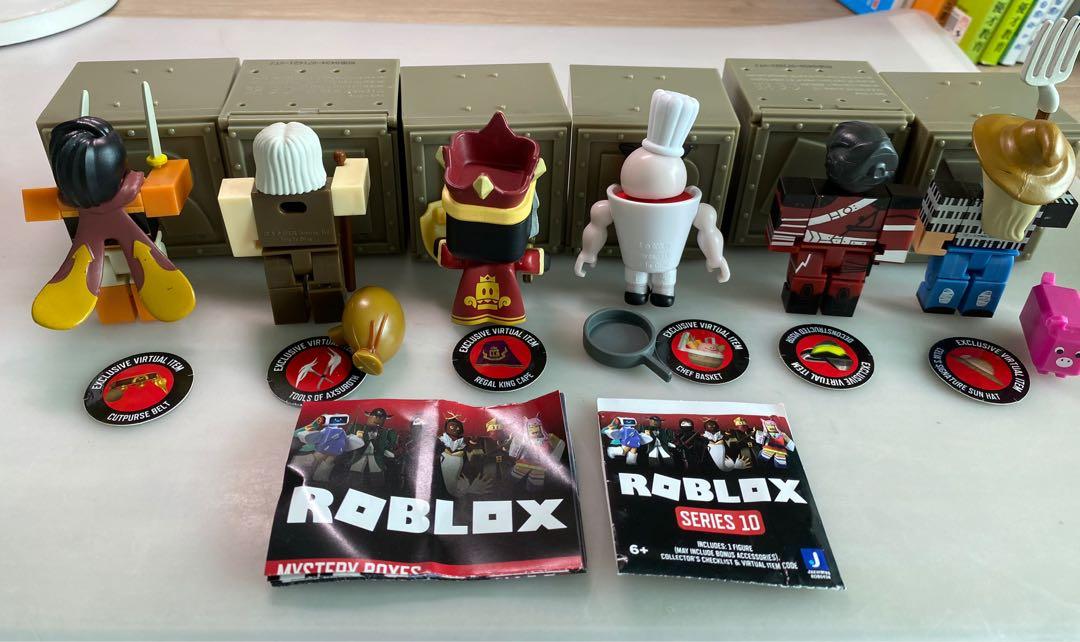 Roblox series 10 盲盒玩具 連 virtual item code, 興趣及遊戲, 玩具 & 遊戲類 - Carousell