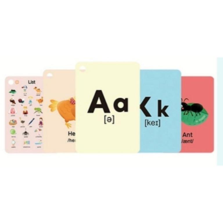 SALES [SG STOCK] ALPHABETS Double Sided ABC Flash card educational ...