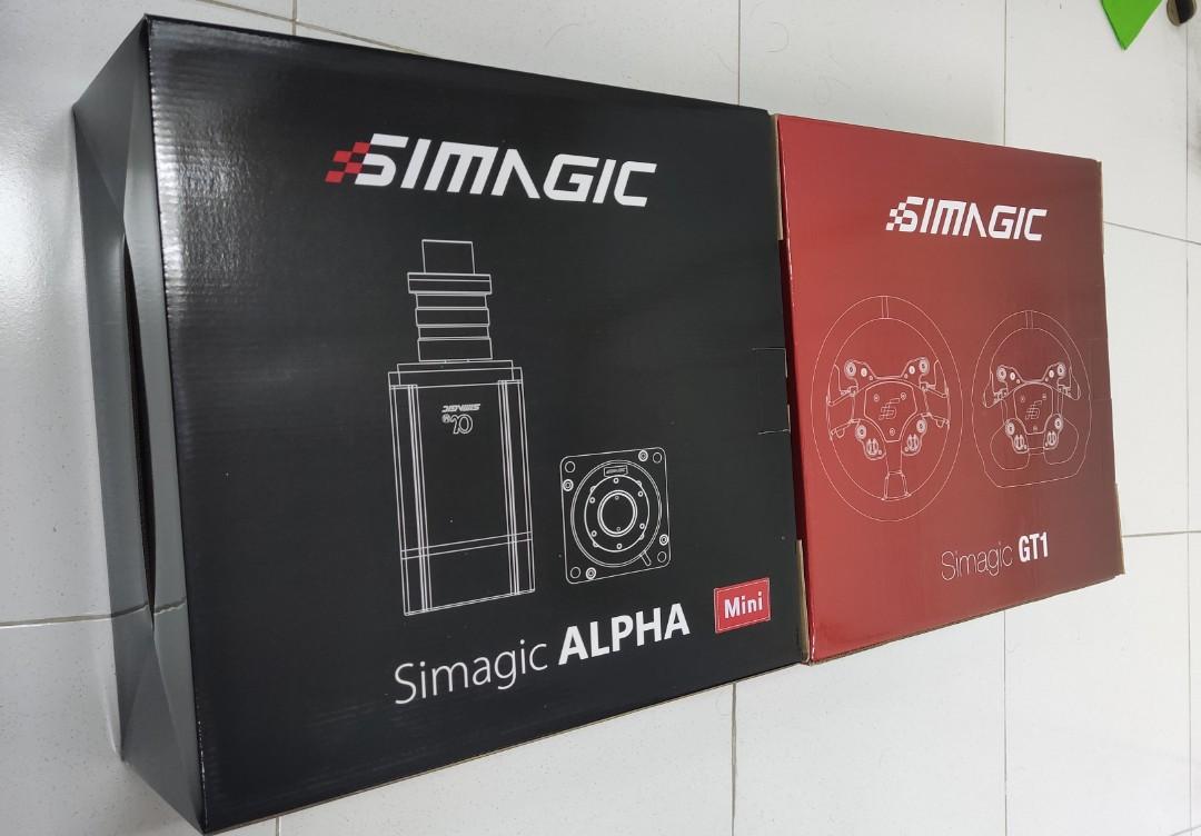 Simagic alpha mini + Gt1 wheel wheelbase quick release combo, Video ...