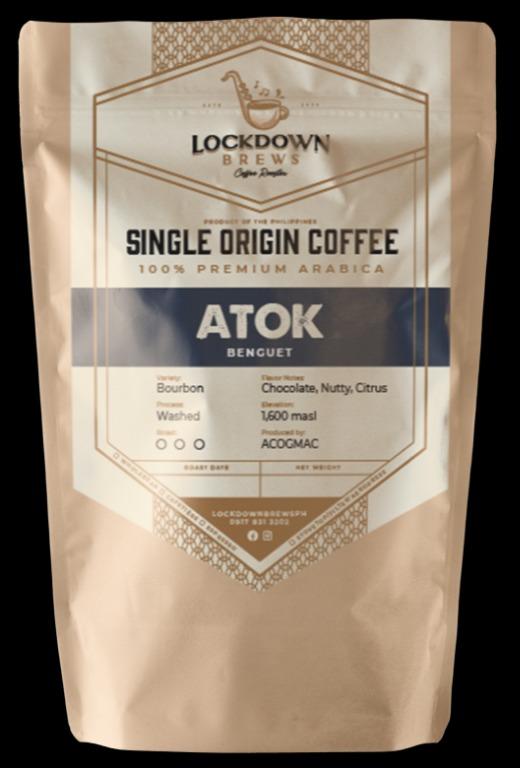 Single Origin Atok Benguet Coffee Beans 250g Specialty Coffee, Food ...