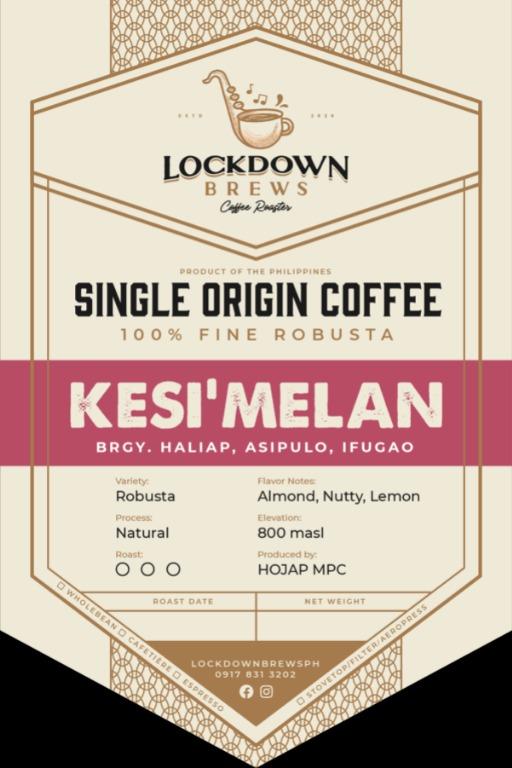 Single Origin Mt. Kesi'Melan Ifugao Coffee Beans 250g Specialty Coffee ...