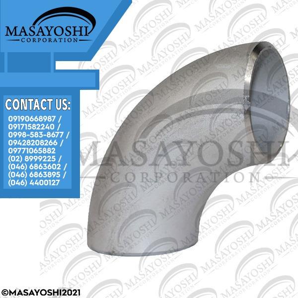 Stainless Steel Elbow 304 x 90o sch 40 Buttweld | SS Elbow | SS ...