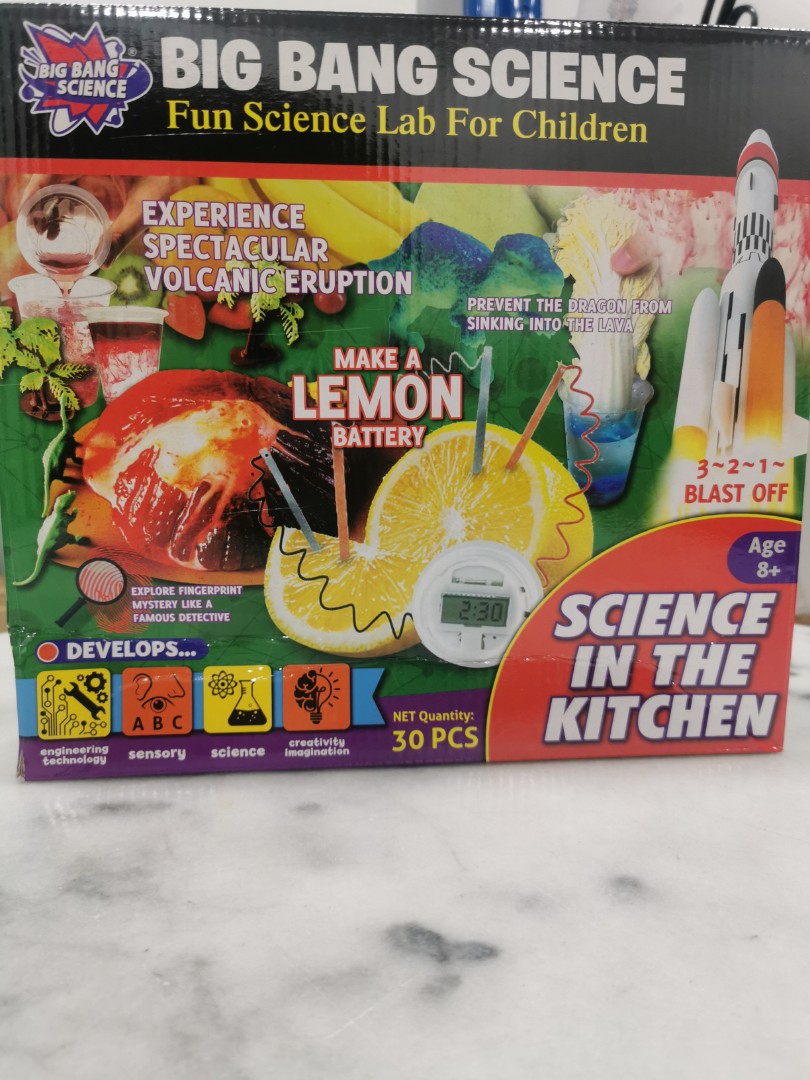 STEM Big Bang Science In The Kitchen 10 Fun Science Experiments For ...