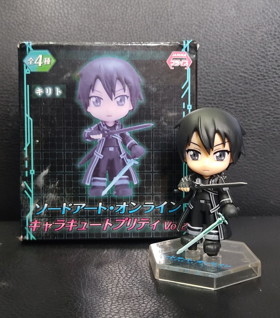 Sword art online (SAO) Kirito chibi petit figure, Announcements on ...