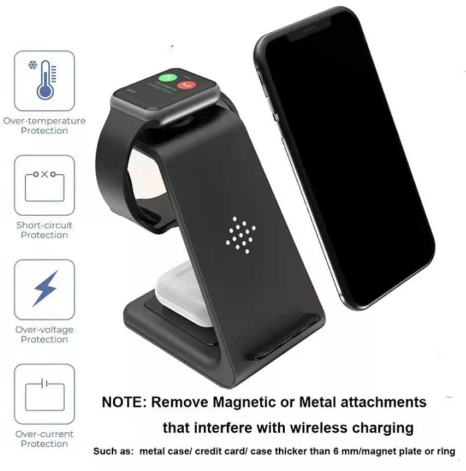 T3 3-in-1 Wireless Fast Charging Dock, Mobile Phones & Gadgets, Other ...