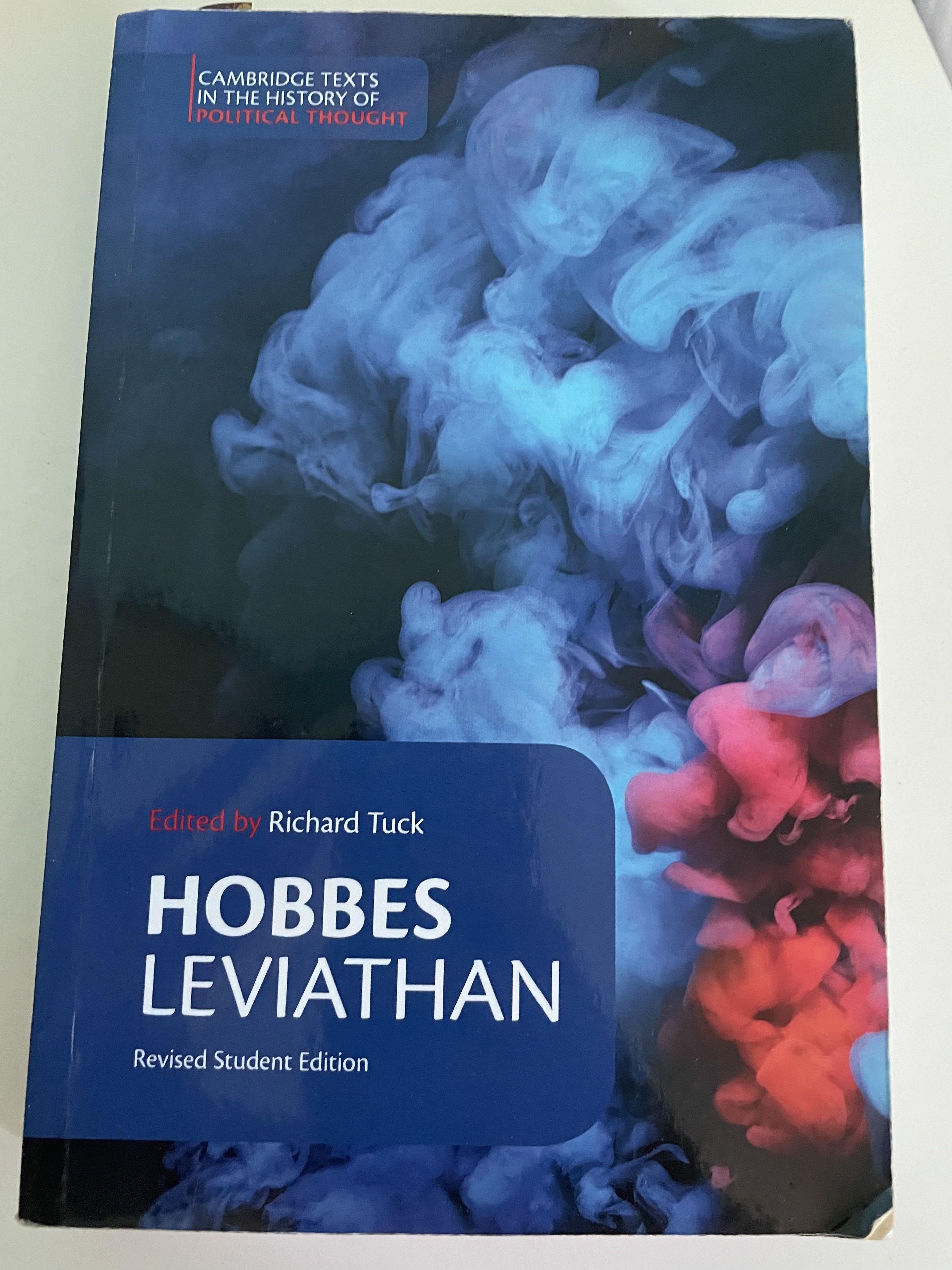 Thomas Hobbes Leviathan Book Cover