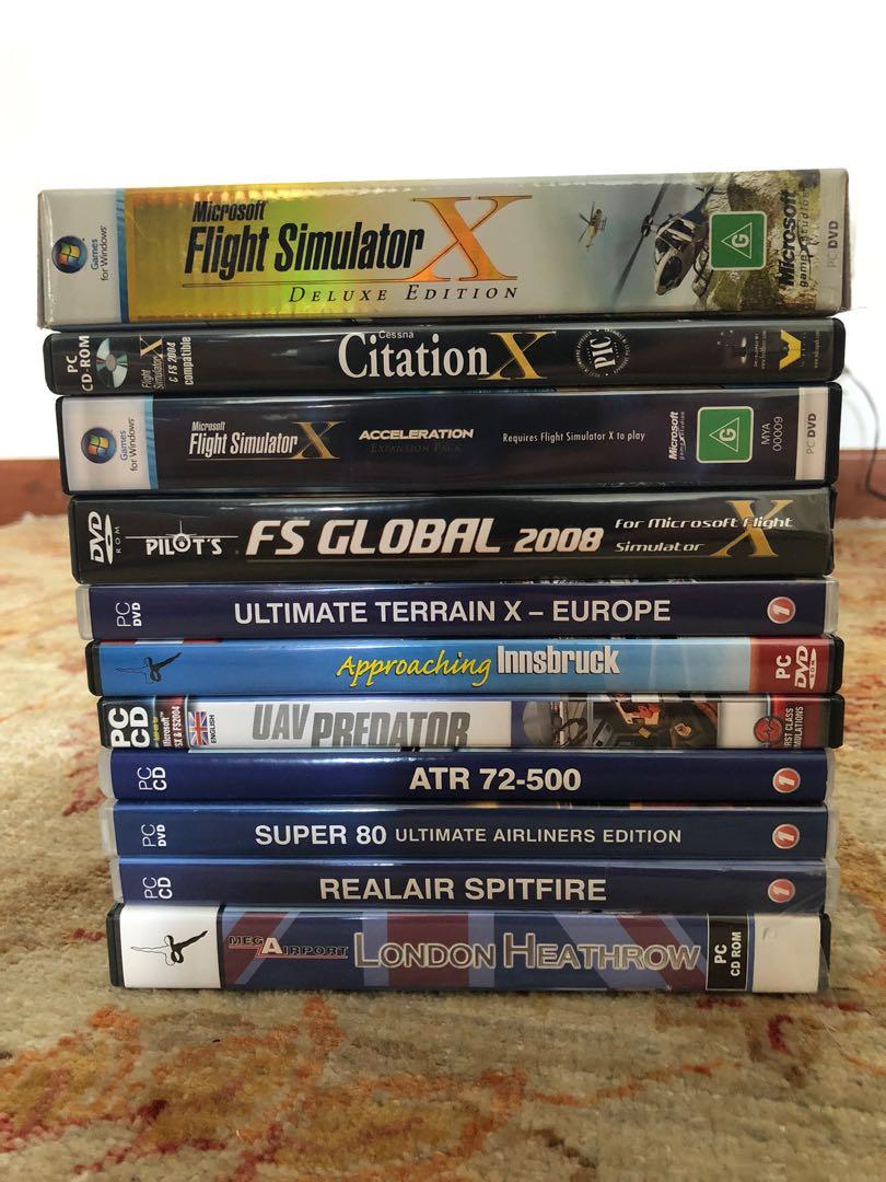 Ultimate Microsoft Flight Simulator X Deluxe Edition Collectors Set ...