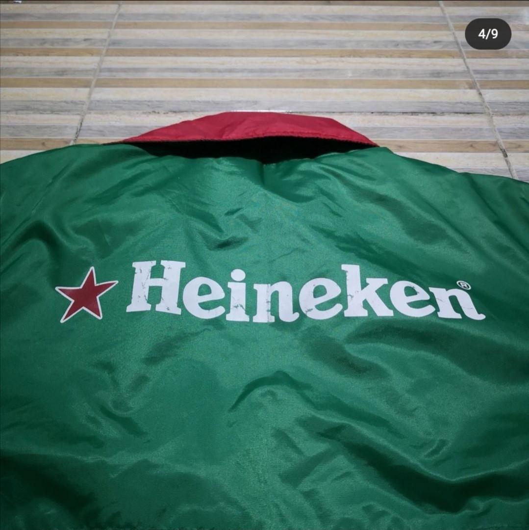VINTAGE HEINEKEN BOMBER JACKET, Women's Fashion, Coats, Jackets and ...