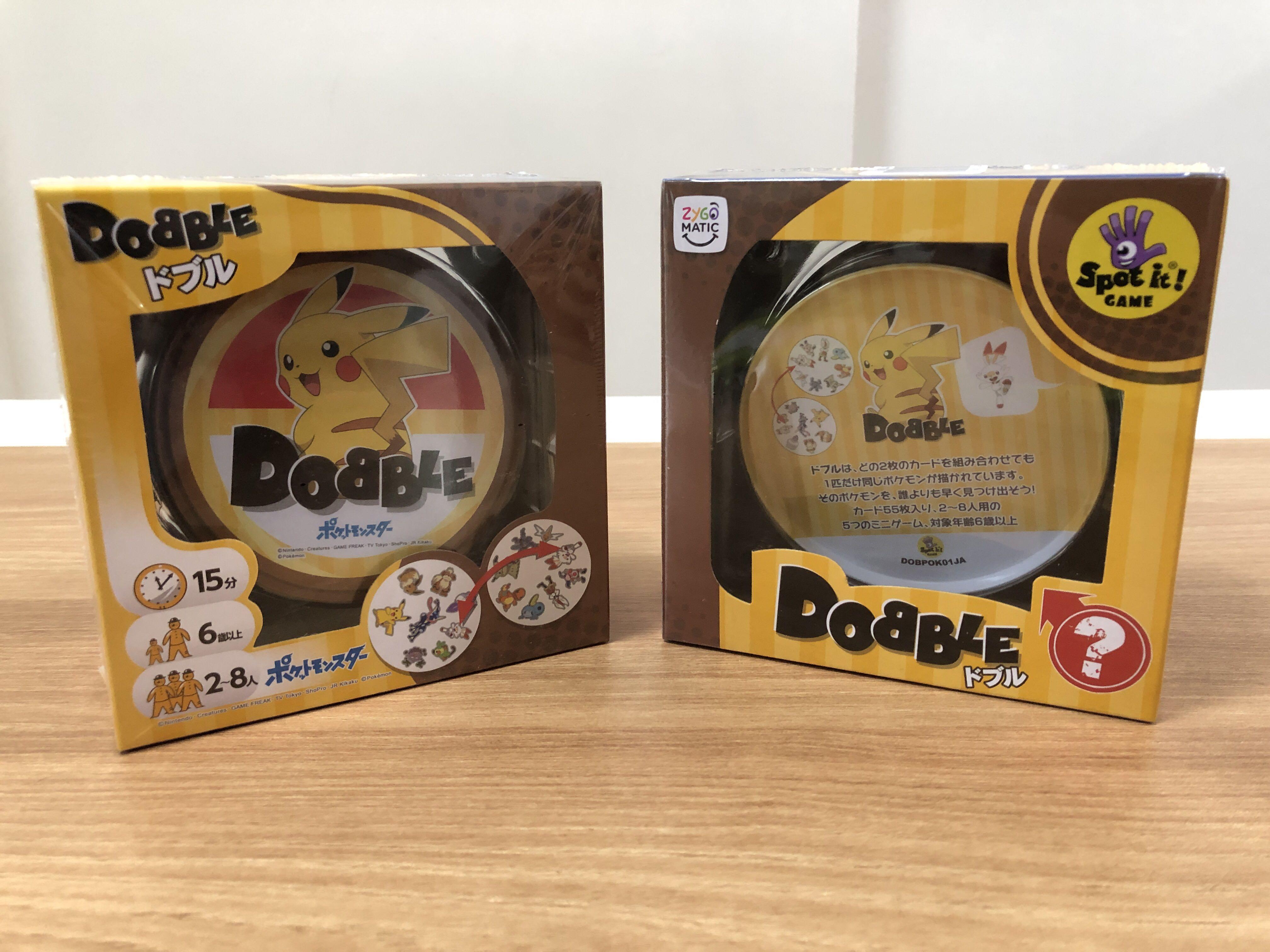[正版] 寵物小精靈 嗒寶 多寶 Pokemon DOBBLE 日本直送 精靈寶可夢 比卡超 Pikachu, 興趣及遊戲, 玩具 & 遊戲類 ...