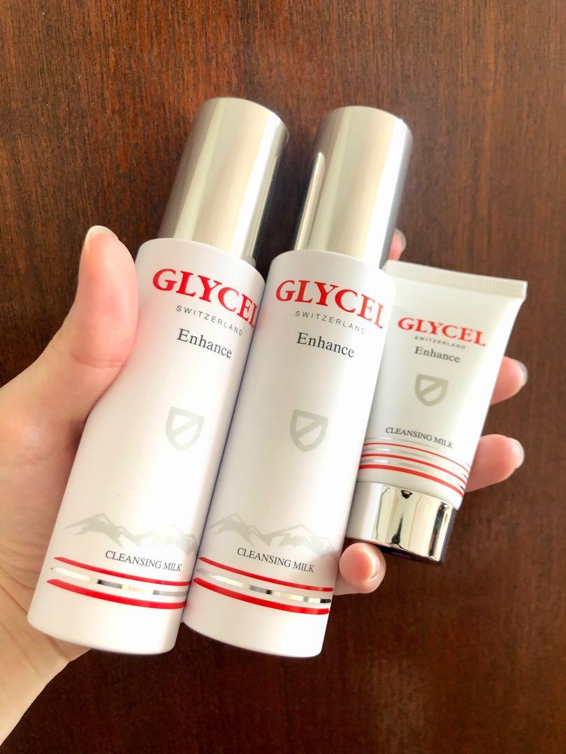 (全新 正貨) Glycel Enhance Cleansing Milk (80ml) 高效活膚潔面乳 (80毫升), 美容＆化妝品, 健康 ...