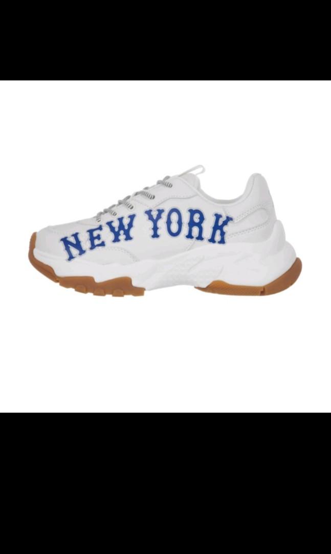 MLB 】 BIGBALL CHUNKY P (New York Yankees) Leather shoes, Women's ...