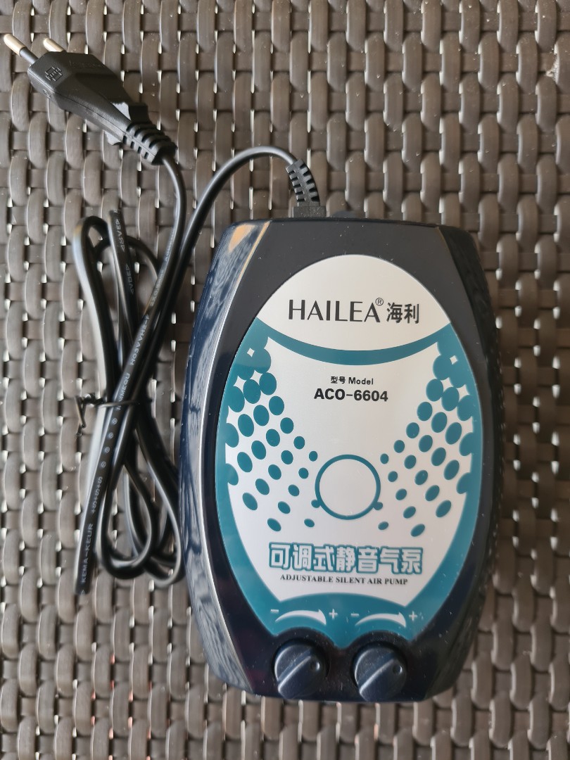 ACO-6604 Hailea fish tank silent air pump, Everything Else on Carousell