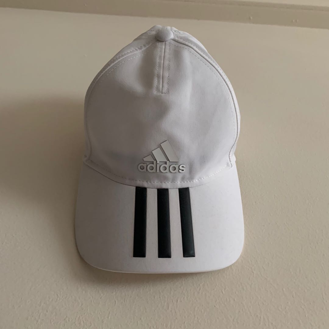 Adidas White Cap, Men's Fashion, Watches & Accessories, Caps & Hats on ...
