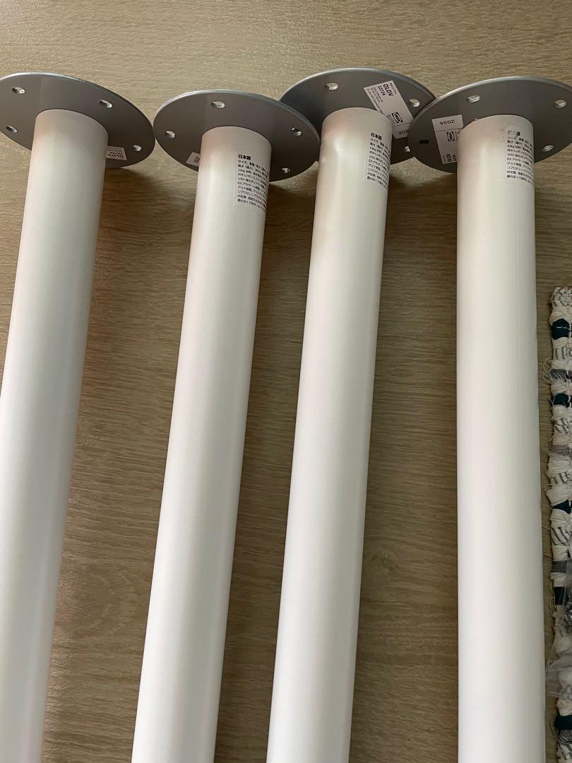 Adjustable Table Legs (IKEA OLOV) - White, Furniture & Home Living, Furniture, Other Home ...