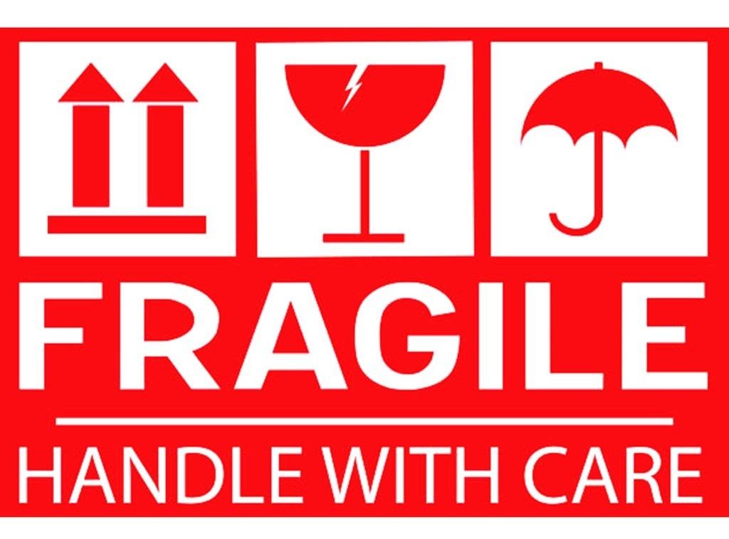 Barang Pecah Belah Sticker Fragile murah, Buku & Alat Tulis, Buku di ...