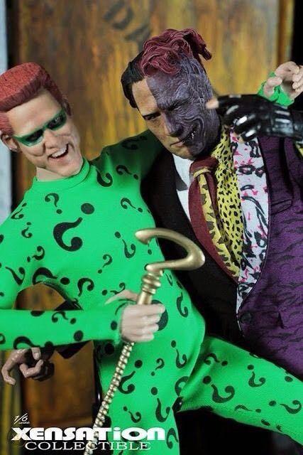 Batman Forever - Riddler and Two-Face 1/6 scale collectibles, Hobbies ...