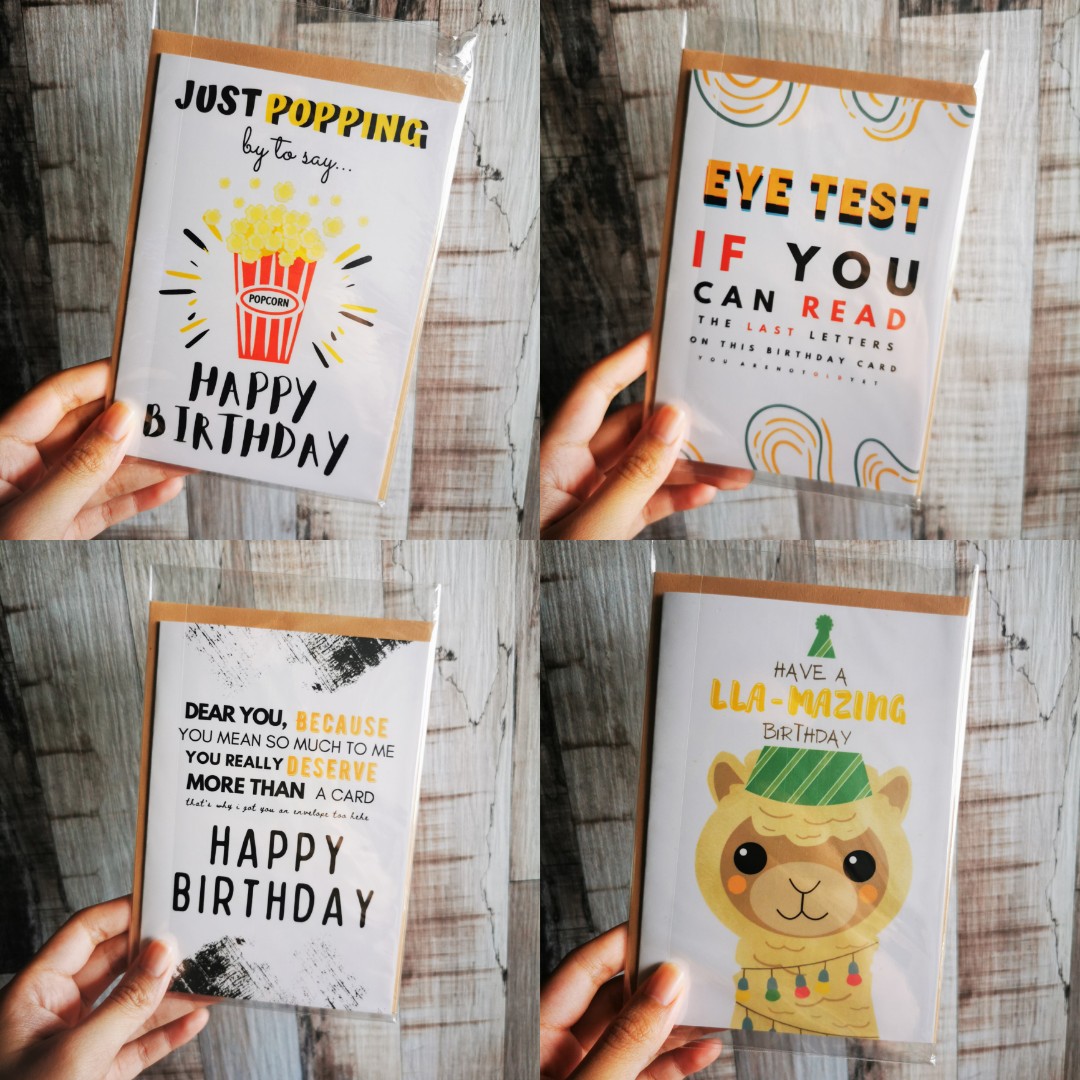 Birthday Cards ( Code : C01 - C05 ), Hobbies & Toys, Stationery & Craft ...