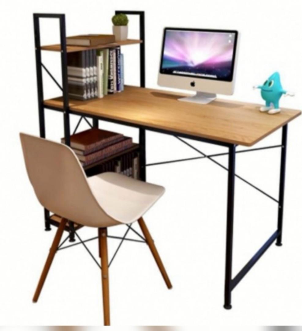 Brand New Study Table with detachable shelves, Furniture & Home Living ...