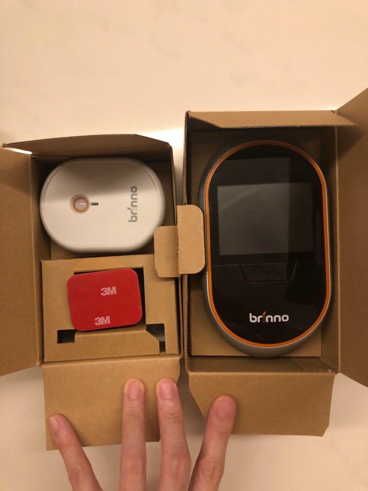 Brinno peephole viewer and motion activated sensor, Furniture & Home ...