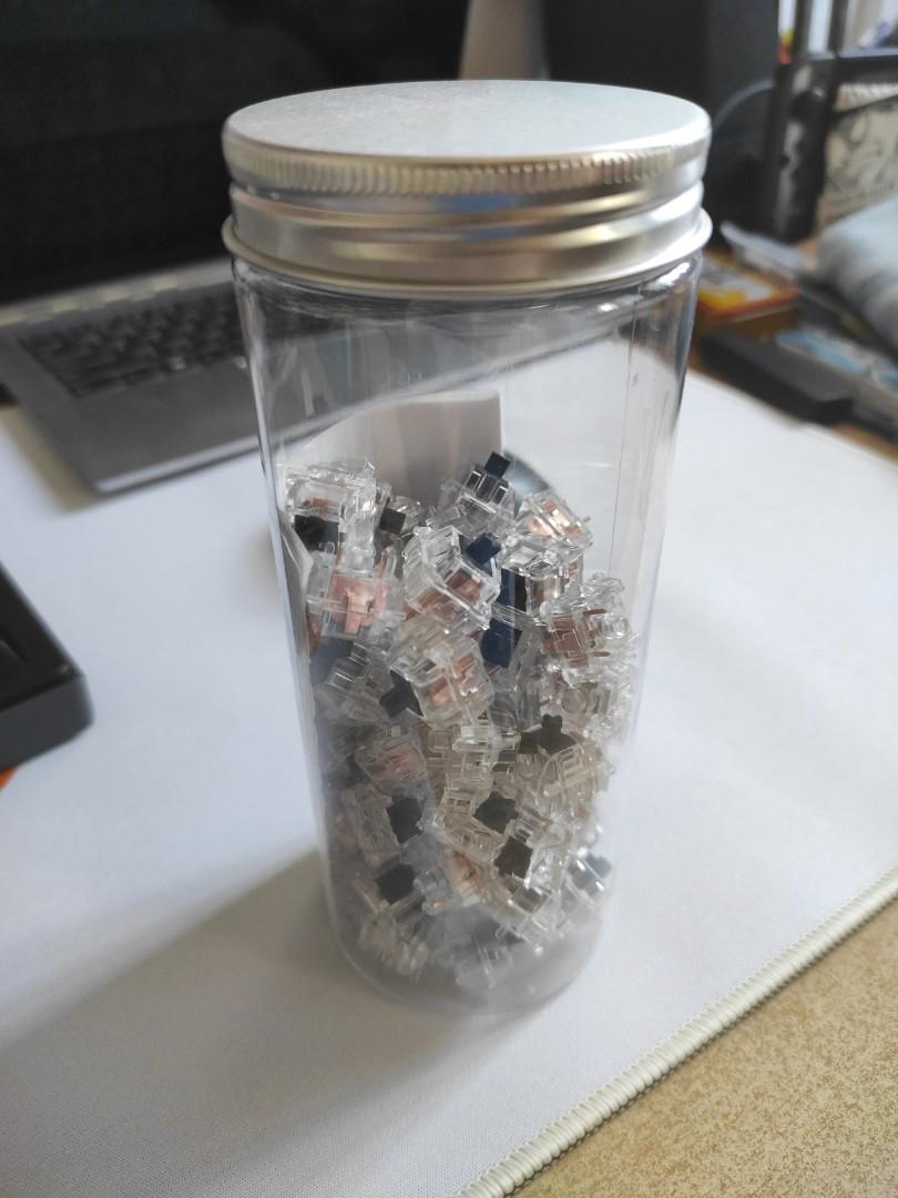 BSUN/Yok Translucent Panda Switches (x70), Computers & Tech, Parts ...