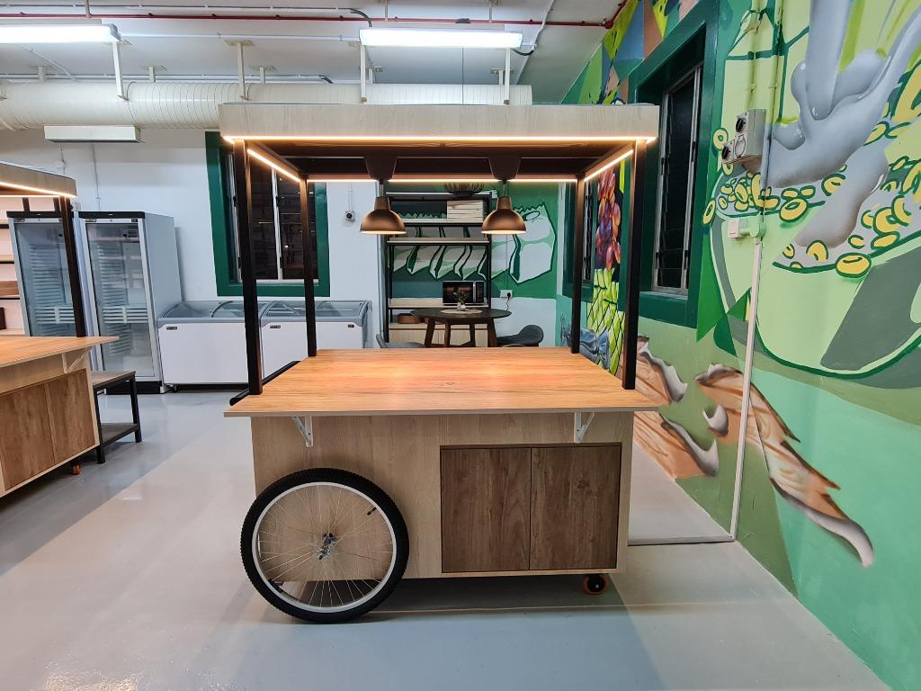 Build-to-order food stall mobile cart (can be customized to ...