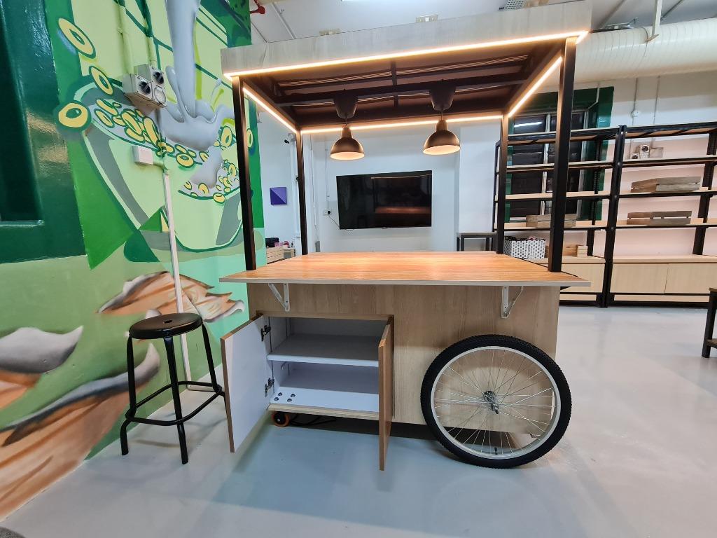 Build-to-order food stall mobile cart (can be customized to ...