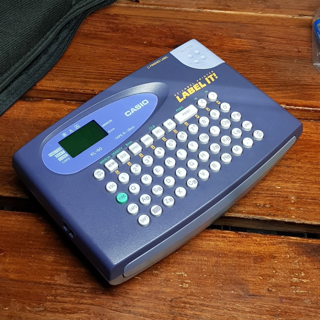 casio label printer kl-60, Computers & Tech, Printers, Scanners & Copiers on Carousell