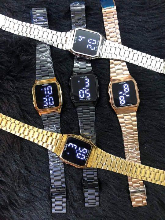 Casio Touch watch with box and Paperbag, Women's Fashion, Watches ...