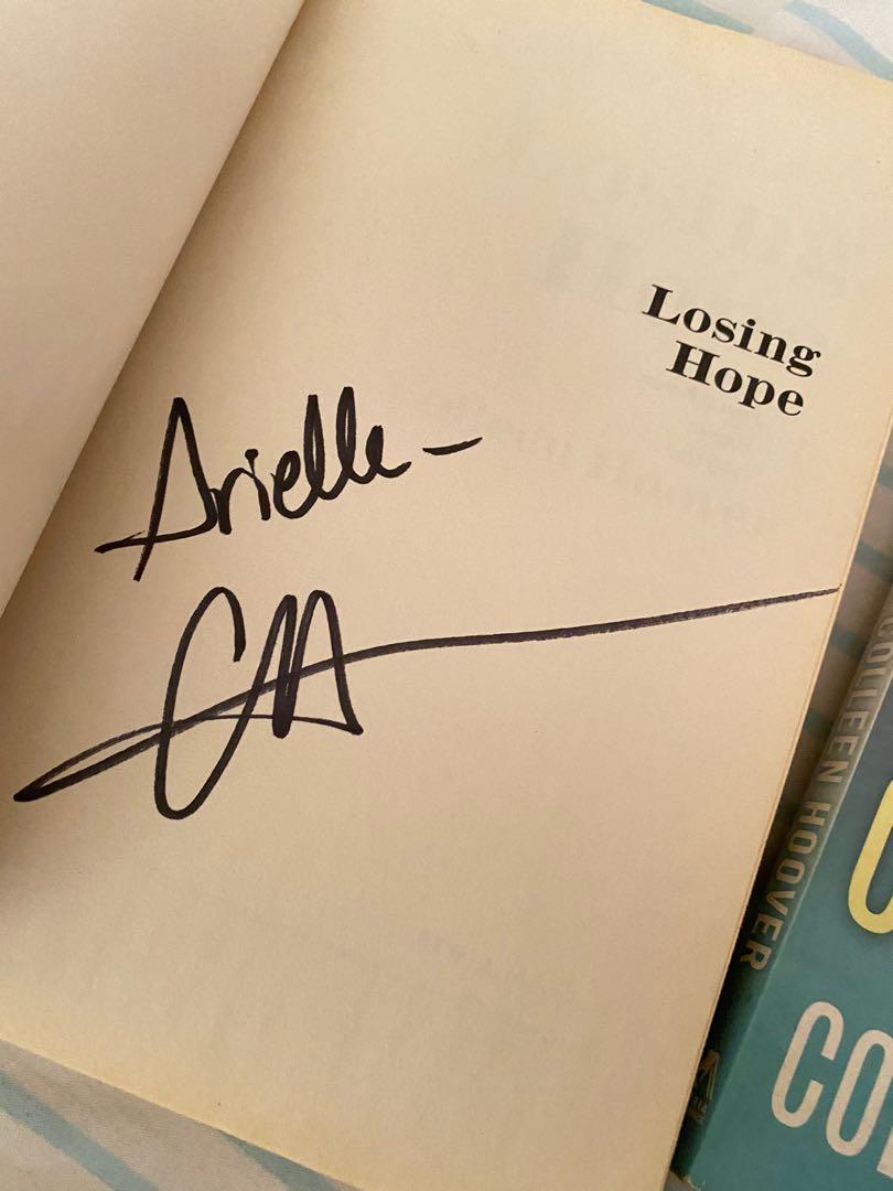 Colleen Hoover Books with autograph, Hobbies & Toys, Books & Magazines ...