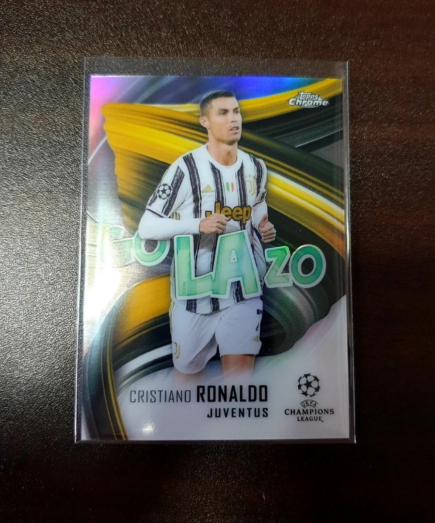 CRISTIANO RONALDO GOLAZO REFRACTOR INSERT 2020/21 TOPPS CHROME UCL ...