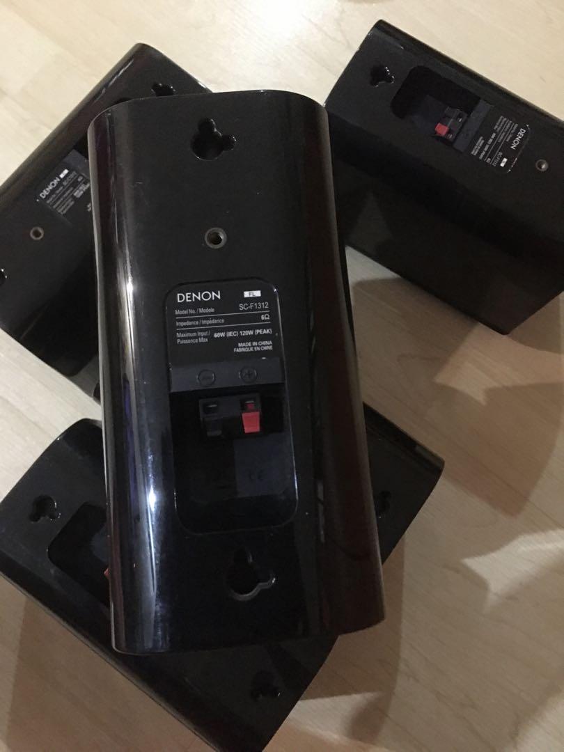 Denon Speakers Model SC-F1312/SC-C1312, Audio, Soundbars, Speakers ...