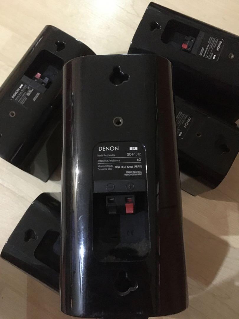 Denon Speakers Model SC-F1312/SC-C1312, Audio, Soundbars, Speakers ...