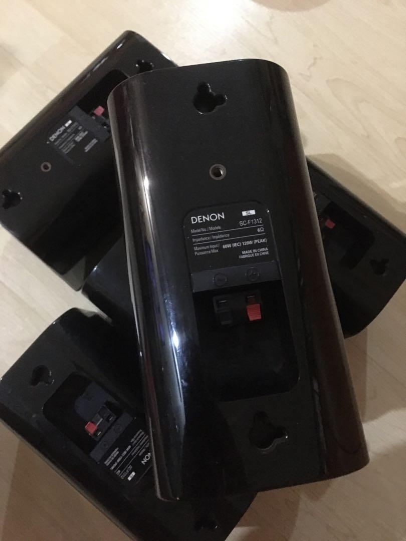 Denon Speakers Model SC-F1312/SC-C1312, Audio, Soundbars, Speakers ...