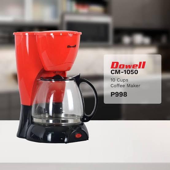 Dowell Coffee Maker Electric 10 cups capacity, TV & Home Appliances ...