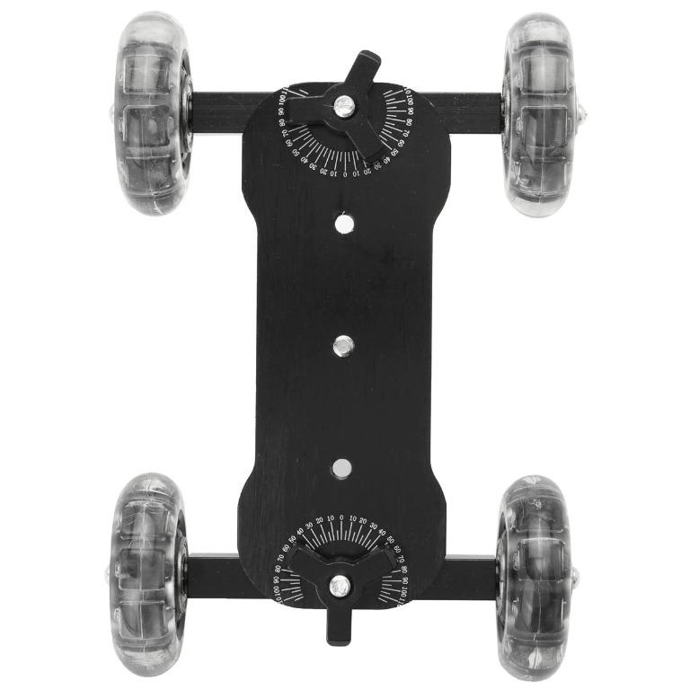 DSLR Desktop Camera Video Wheels Rail Rolling Track Slider Dolly Car ...