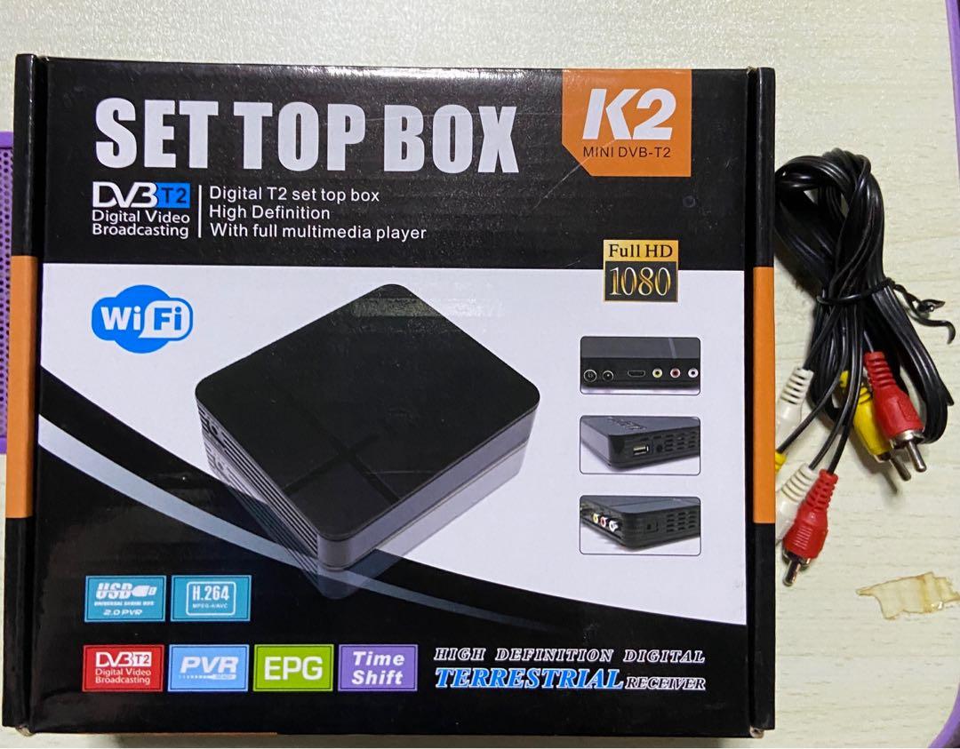dvb-t2 Set Top box + Antenna + HDMI cable (3 items at $18!) , TV & Home ...