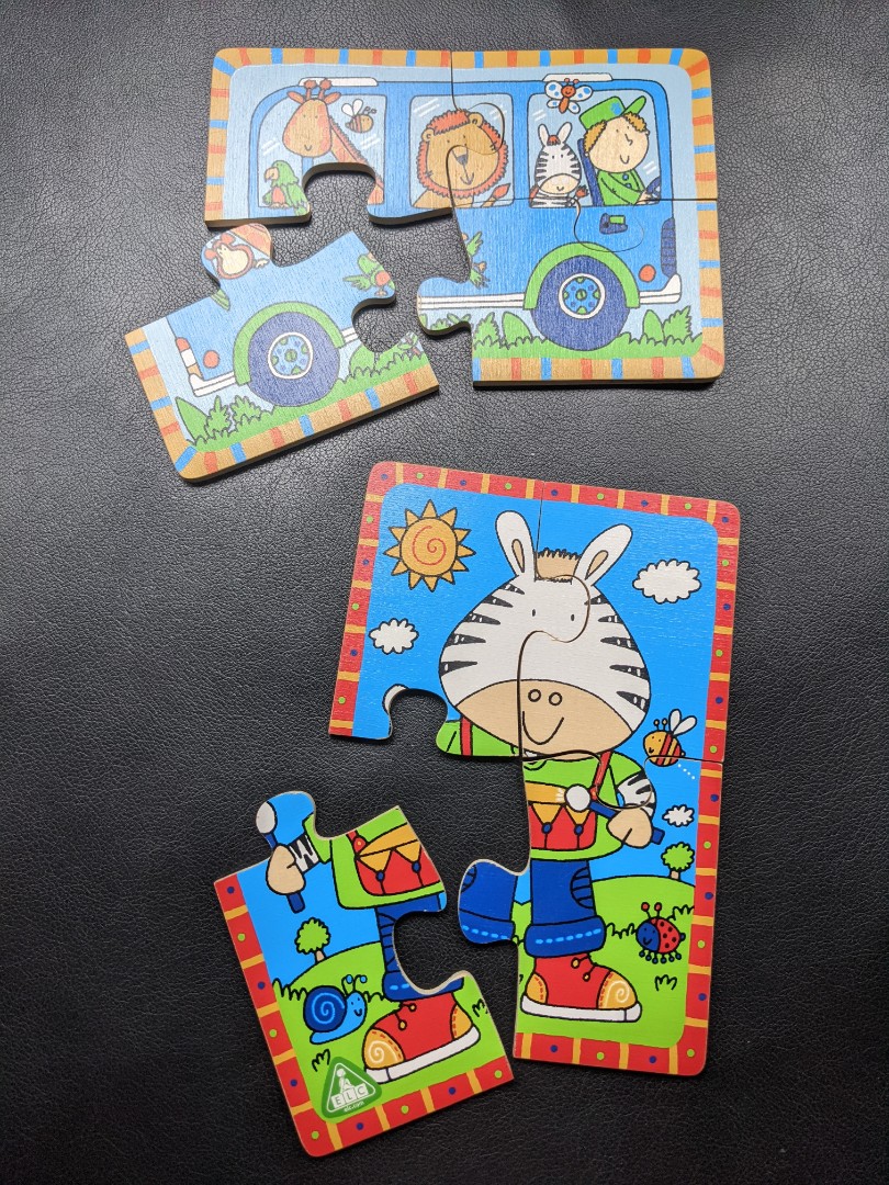 ELC First Jigsaw Puzzle (Wooden), Hobbies & Toys, Toys & Games on Carousell