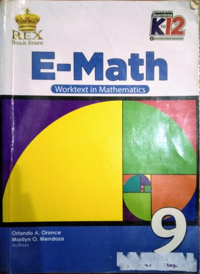 E-MATH GRADE 9 REX BOOKS, Hobbies & Toys, Books & Magazines, Textbooks ...
