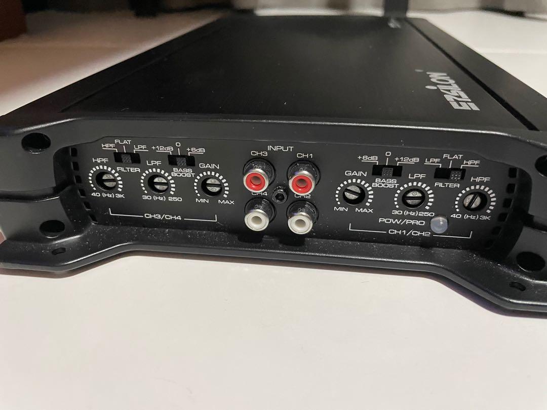 Epsilon SR-604 4 channel High Power Car Audio Amplifier Audiophile ...