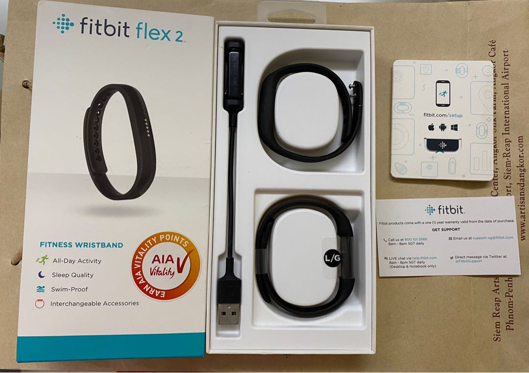 Fitbit flex 2 complete set, Mobile Phones & Gadgets, Wearables & Smart ...
