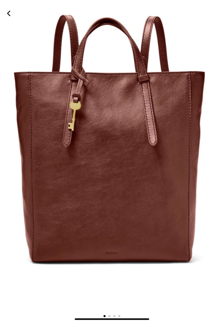 FOSSIL camilla convertible backpack, Women's Fashion, Bags & Wallets ...